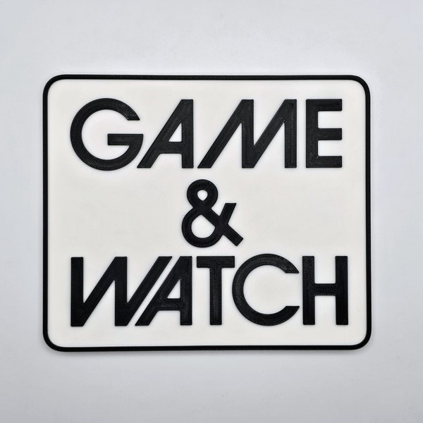 Mr Game and Watch - Etsy
