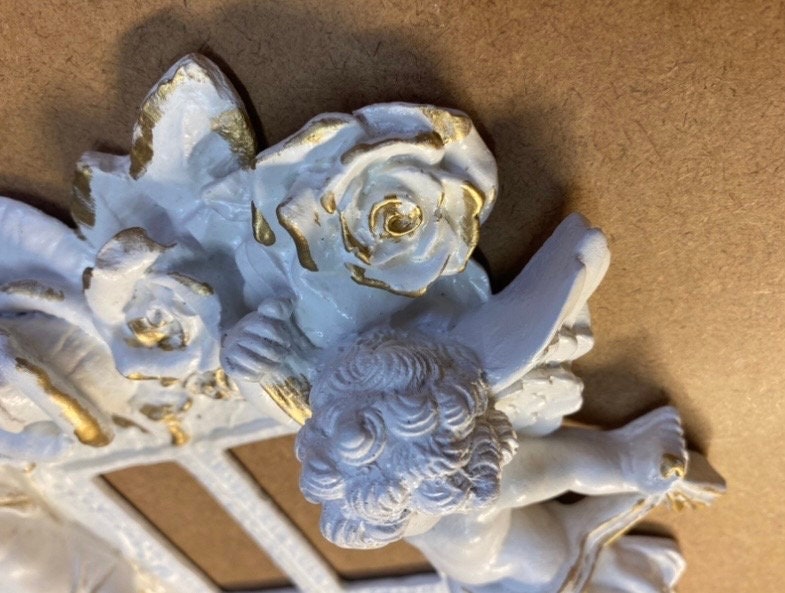 Cherub Left Right Rose Metal Wall Cover Double Rocker Switch - Etsy