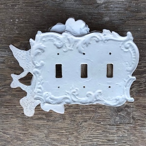 Cherub and Rose 3 Metal and Resin Switch Light Metal Switch Antique ...
