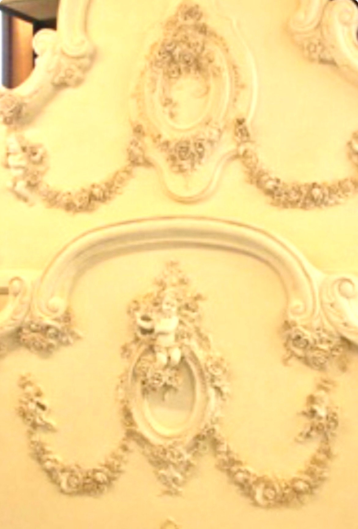 King Cherub Roses Bed With Cherub Rose Finials. Special Order for ...