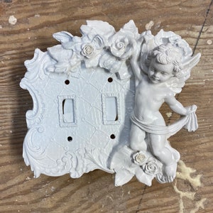 Cherub Roses Metal Light for 2 Switch Plate - Etsy