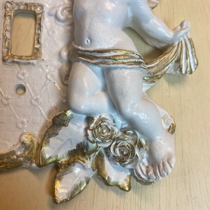 Cherub Roses Metal Light for 1 Switch or Rocker Plate Cover, and Canada ...