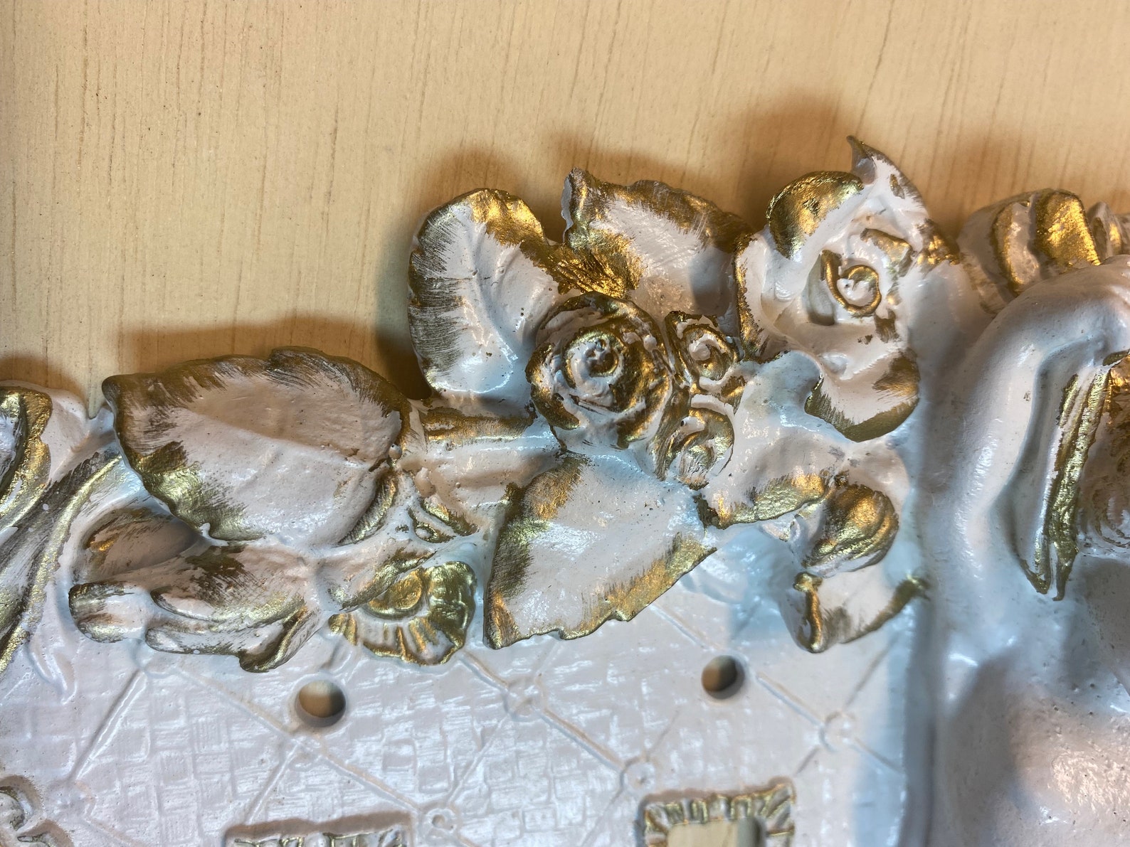 Cherub Roses Metal Light for 2 Switch Plate - Etsy