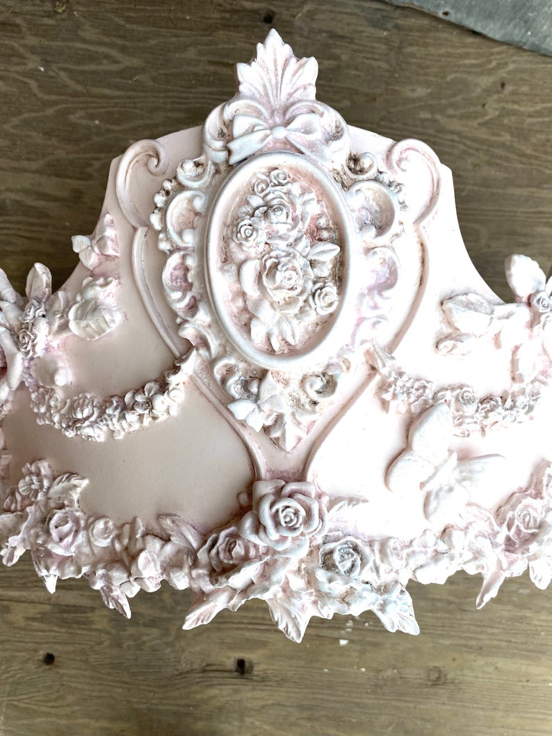 Bed Crown Rose Teester Valance Cornice Canopy for Drapery - Etsy