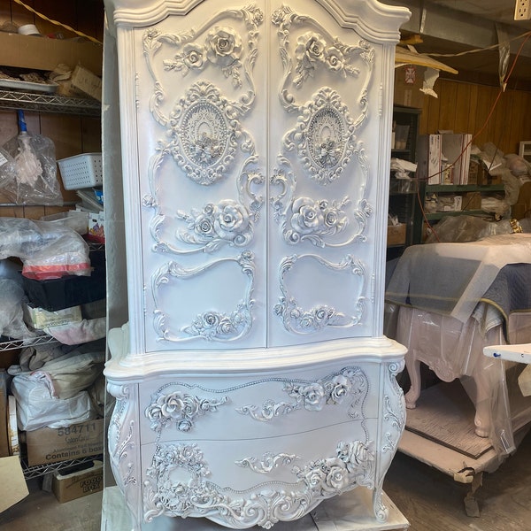 Shabby Chic Armoire - Etsy