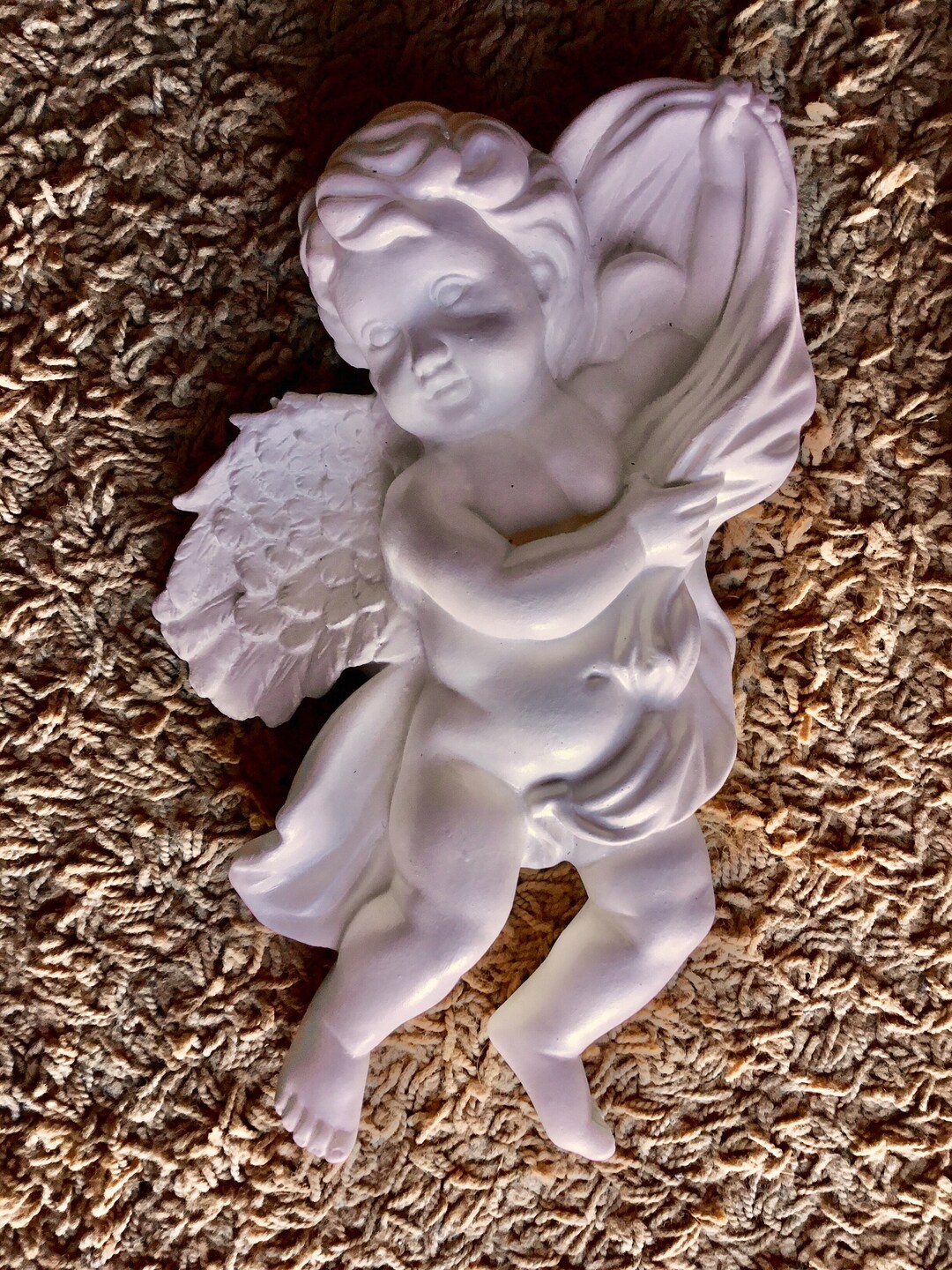 Cherub Furniture Appliqué Wall Decor 9 Inches Resin - Etsy