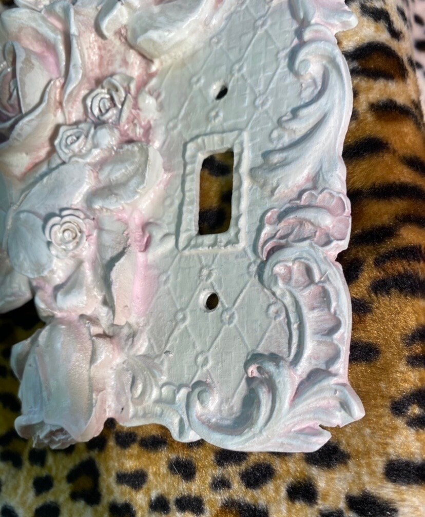 Butterfly Roses Metal Light for 1 Switch Rocker Plate Cover - Etsy