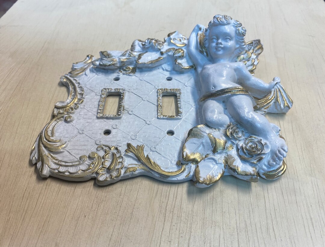 Cherub Roses Metal Light for 2 Switch - Etsy
