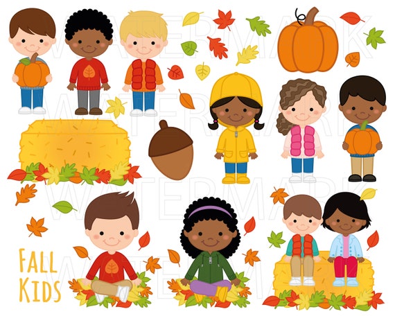 Fall Festival Kids Clipart