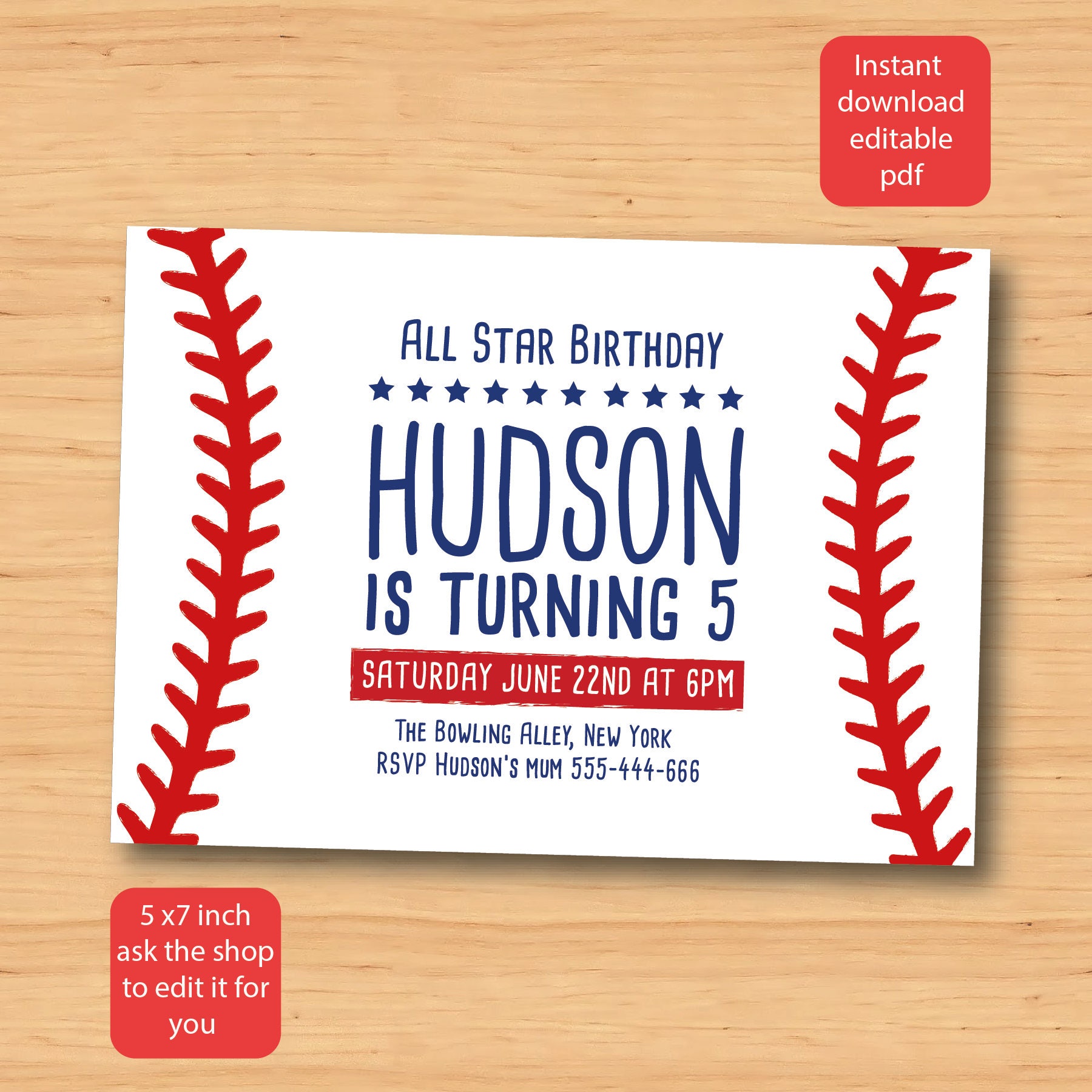 Editable Baseball Invitations Editable Baseball Birthday Invitation,