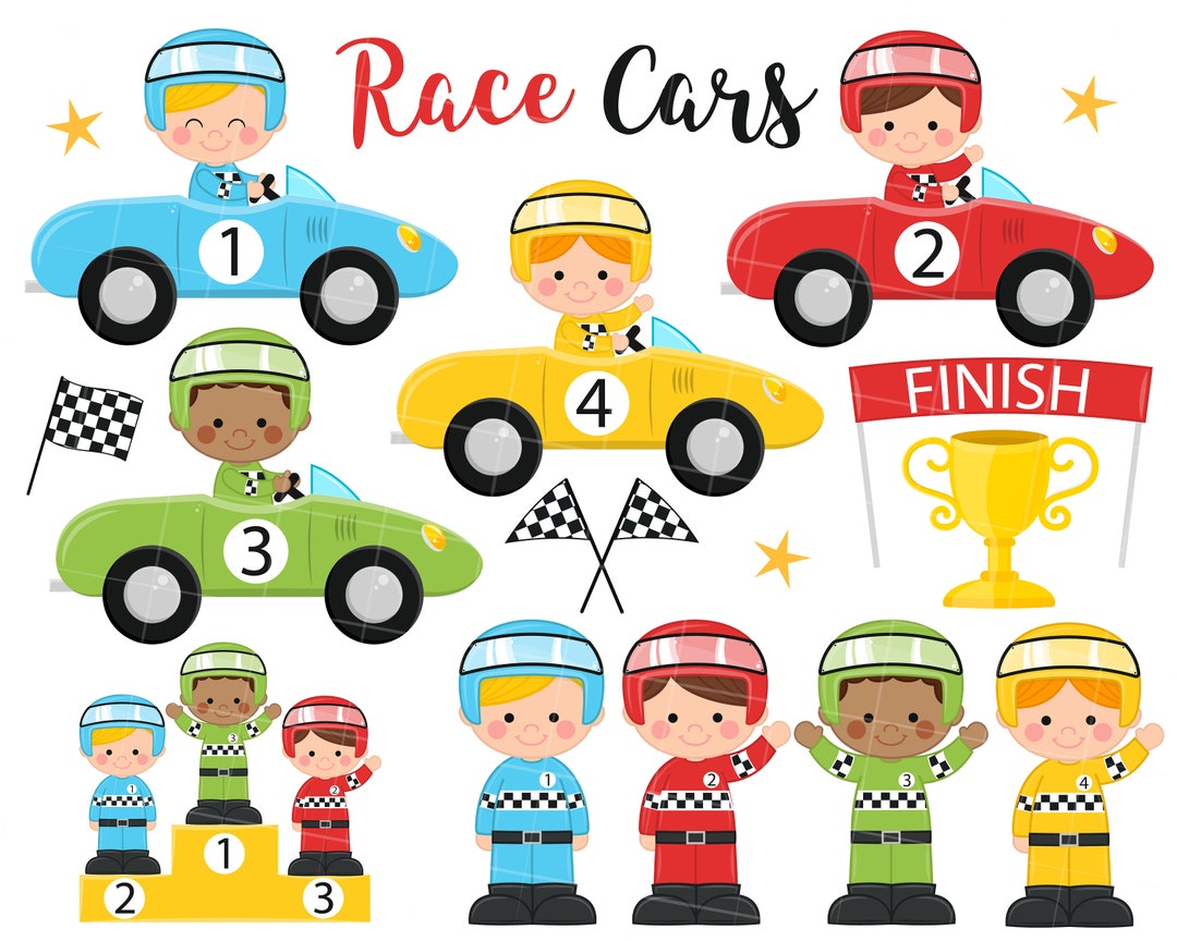 Race Car Clipart For Kids