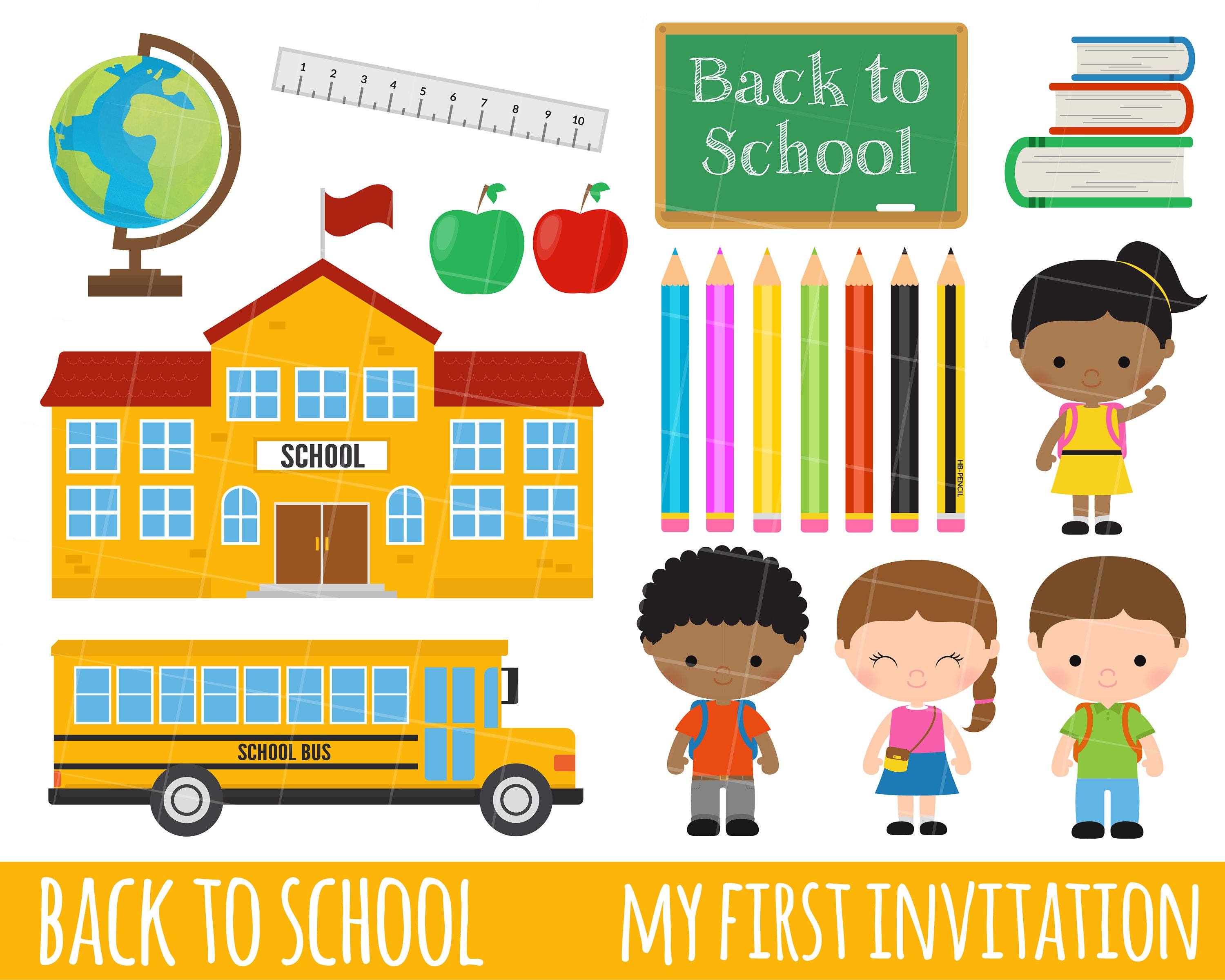 High School Kids Clipart