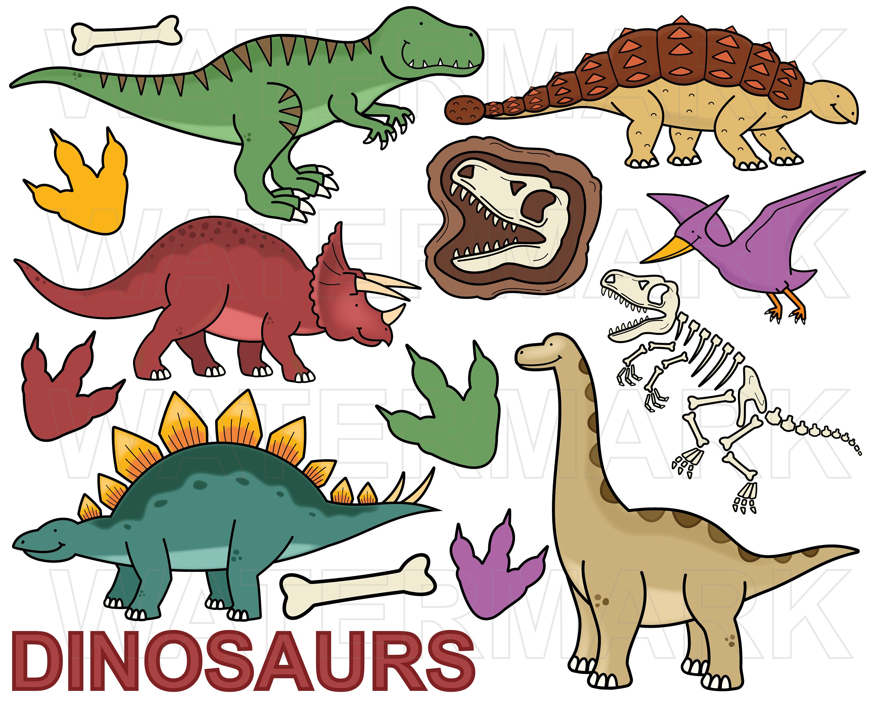 Extinction Of Dinosaurs Clip Art