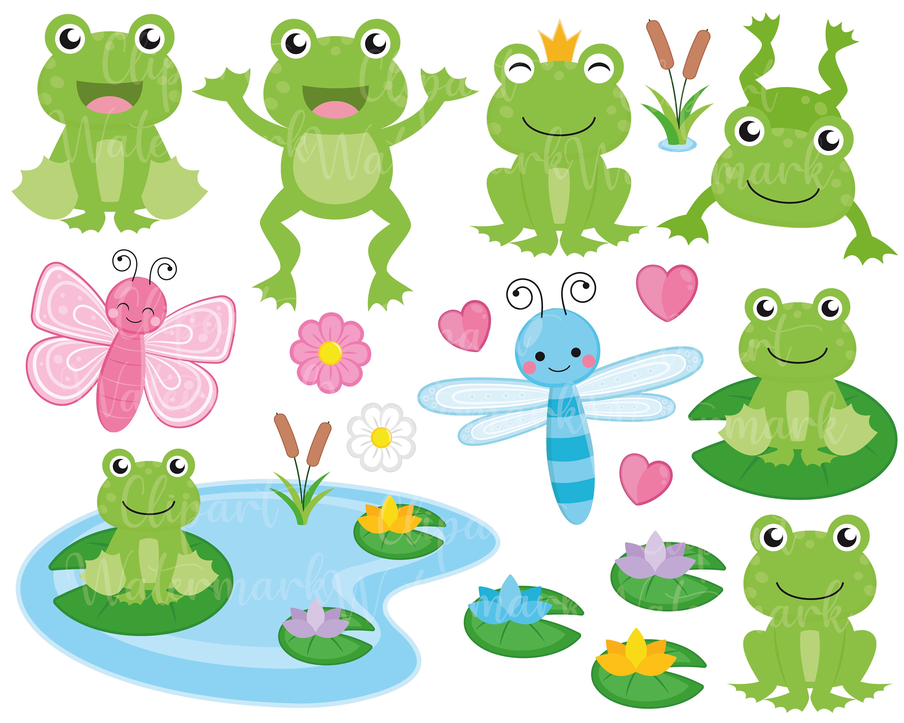 Frogs Clipart