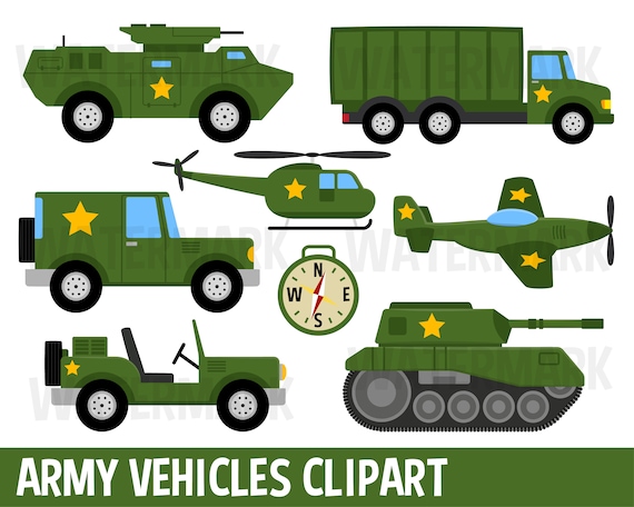 Army Clip Art Vehicle Graphics