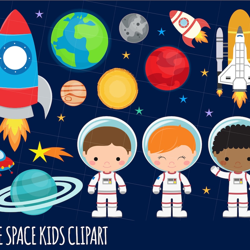Astronaut Clipart - Etsy