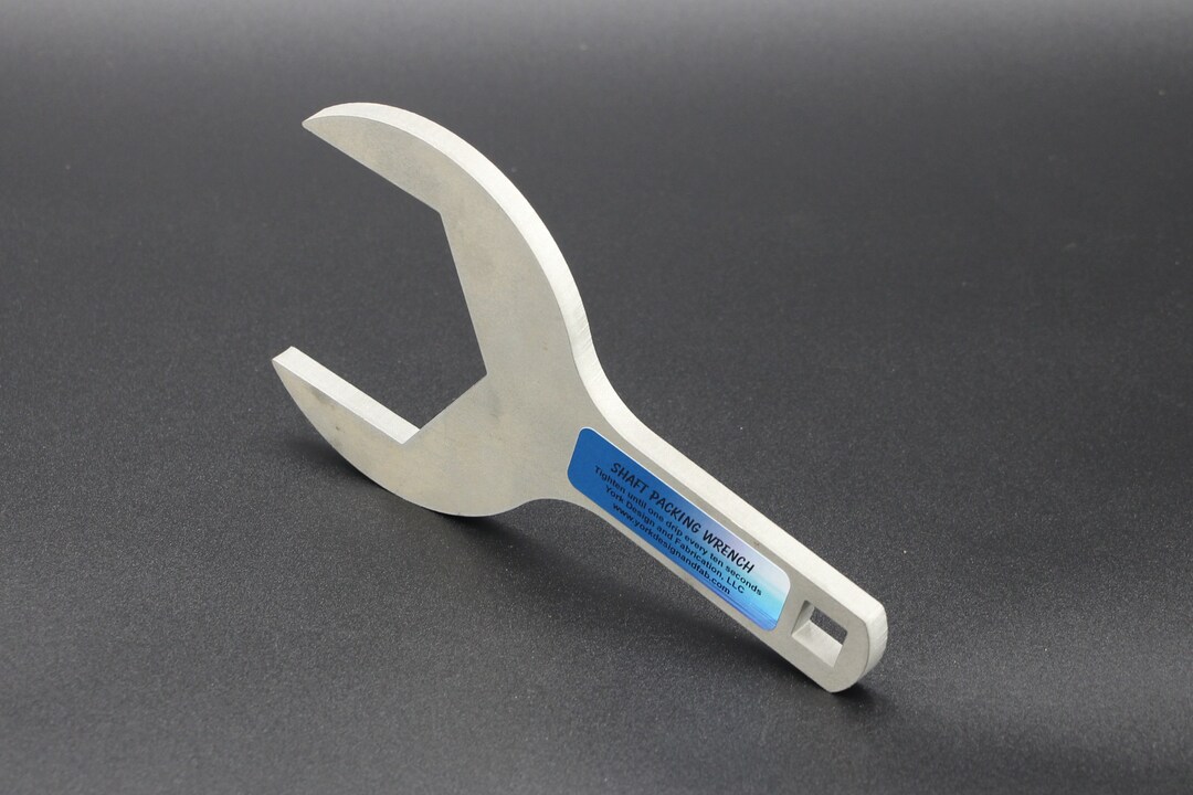 3" HT Shaft Packing Wrench: 304 Stainless Steel With 1/2" Drive - Etsy