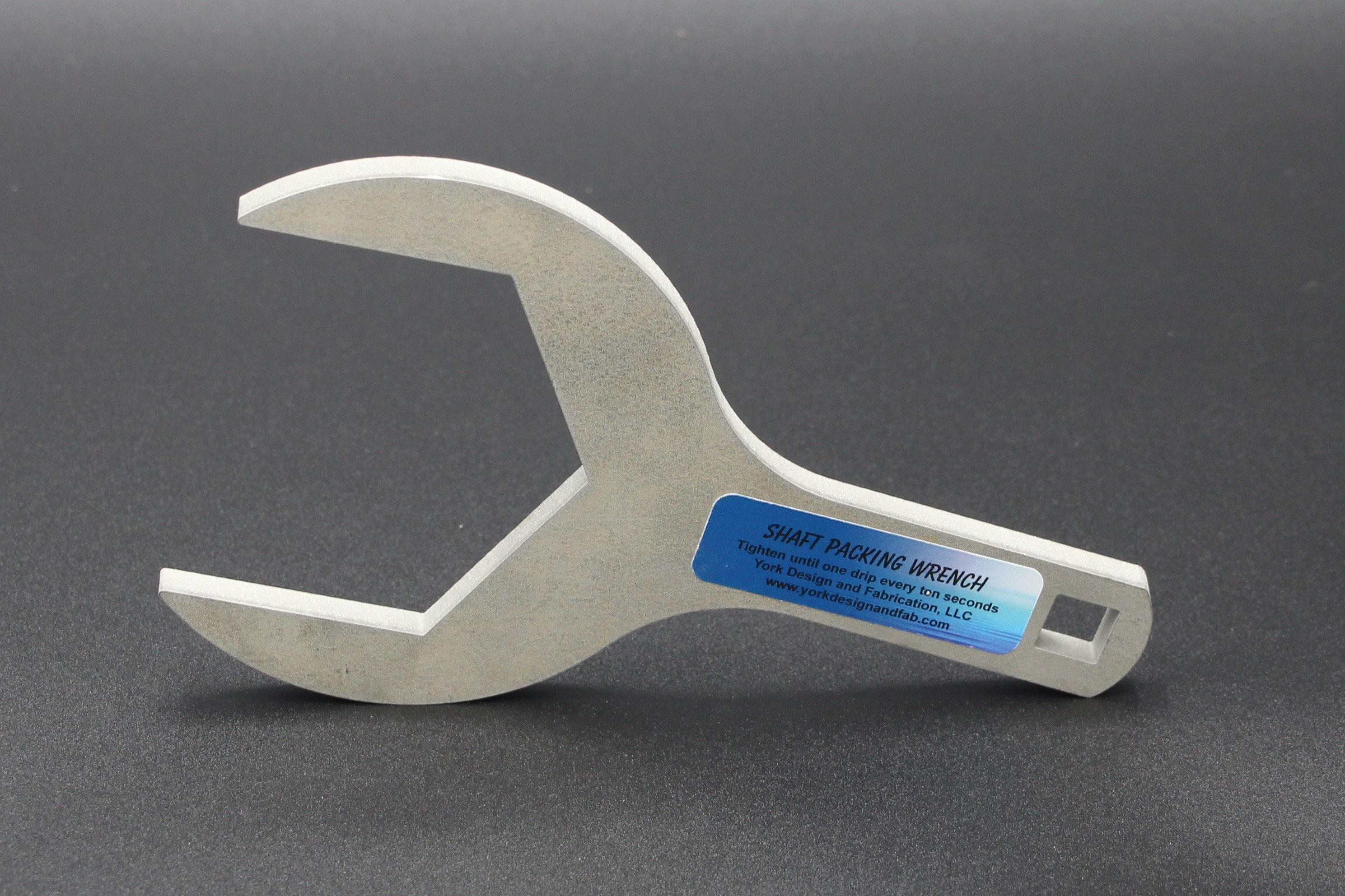 3-1/4 HT Shaft Packing Wrench With 1/2 Drive, Made From 3/8 Thick 304 ...