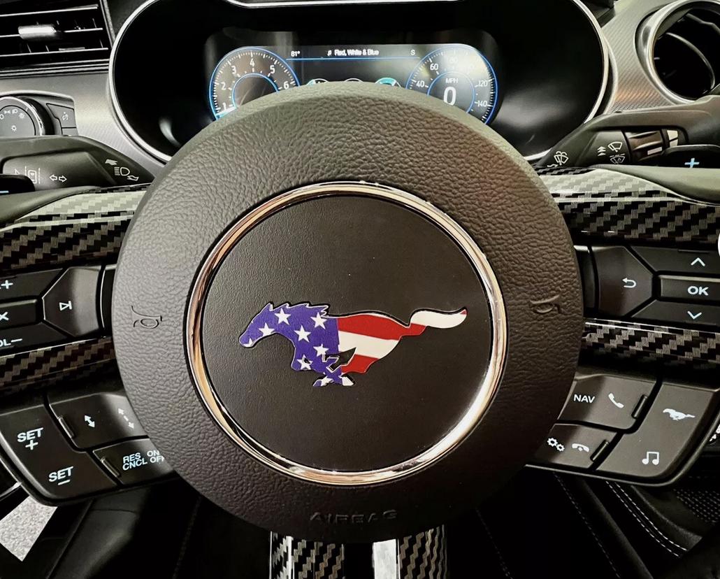 S550 Mustang Wheel Decal USA FLAG VERSION 2 - Etsy