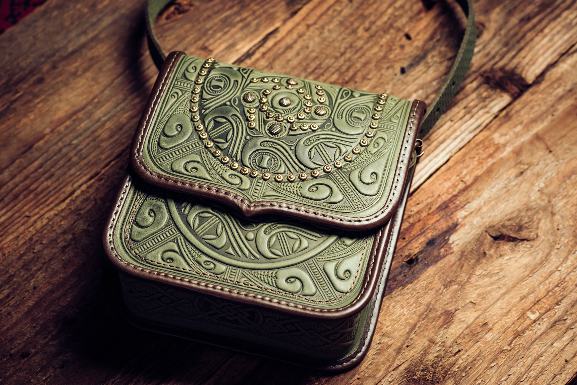 UKRAINIAN Green Olive Leather Shoulder Bag Crossbody Bag - Etsy