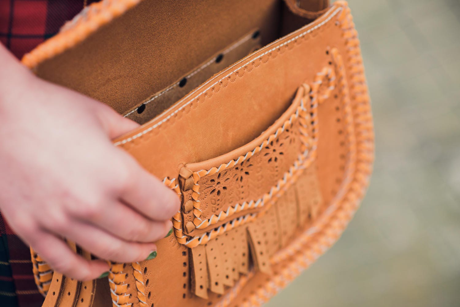Leather Shoulder Bag periwinkle Crossbody Bag | Etsy