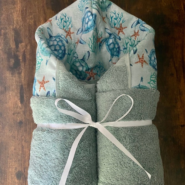 Sea Turtle Towel - Etsy