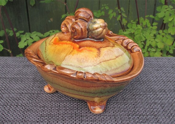 1930s Dumler & Breiden Uranium drip-glaze bowl Baskets & Bowls Home ...