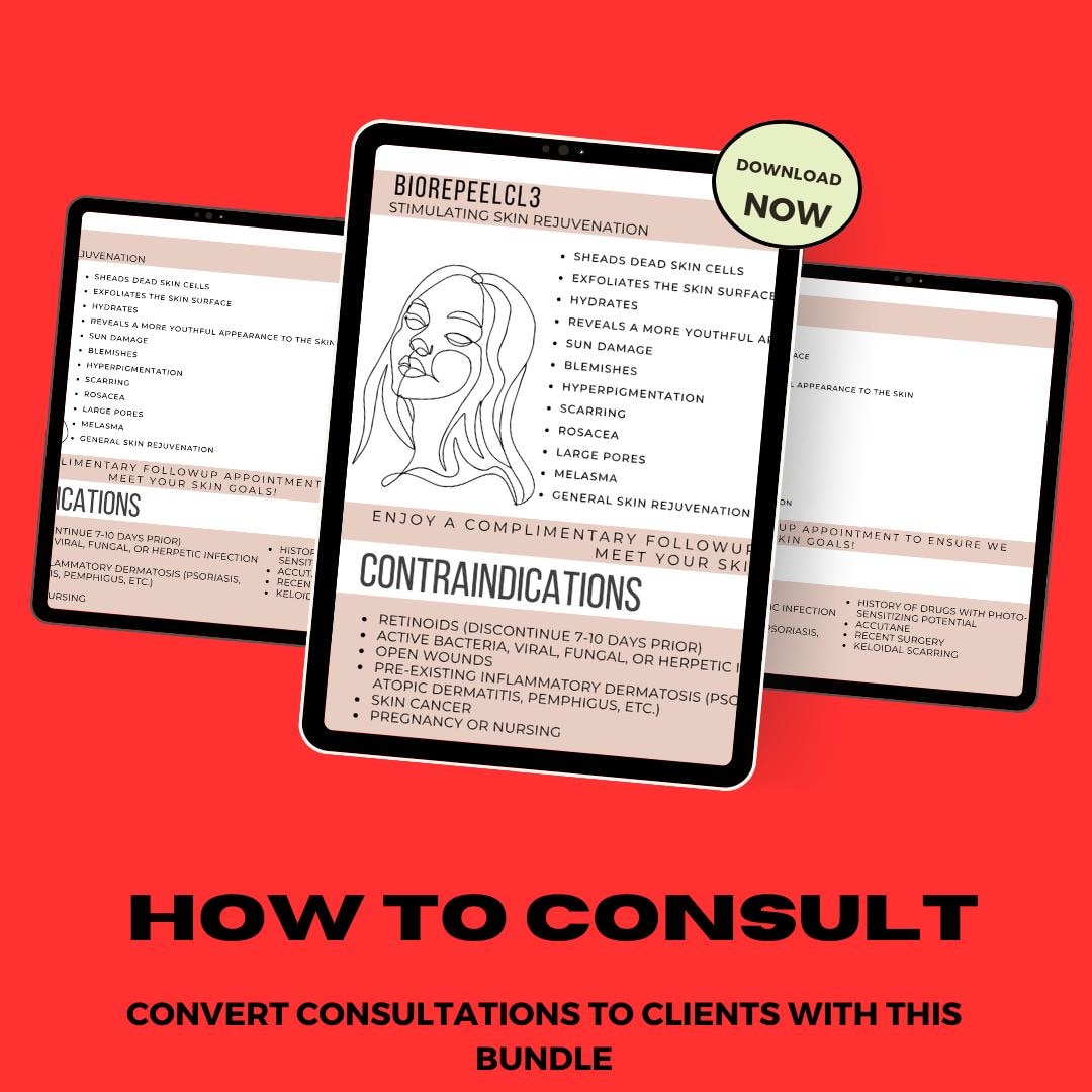 Biorepeel Beforecare & Aftercare Instructions| Client Education for ...