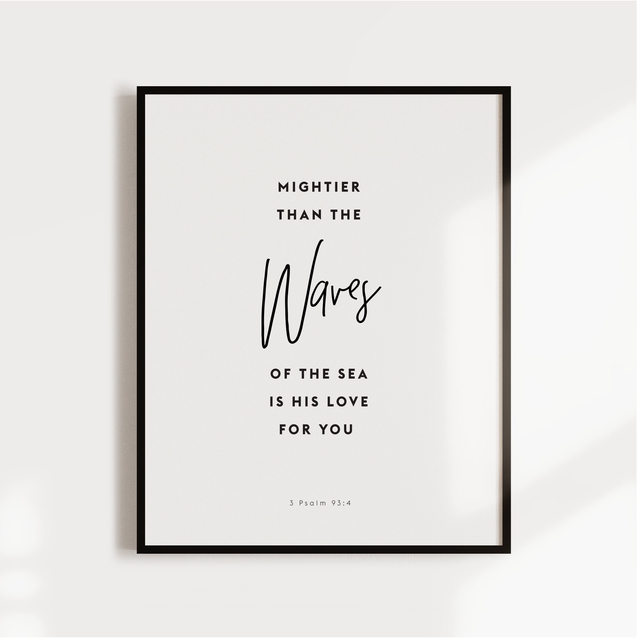 Bible Art, Bible Gift, Christian Printable, Printable Scripture Decor ...