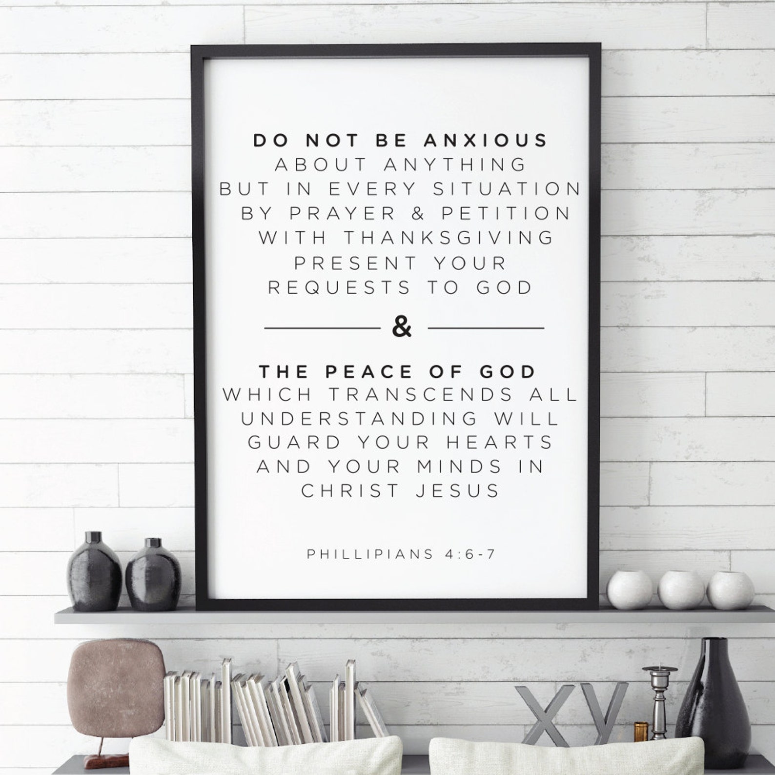 Do Not Be Anxious, Scripture, Bible Verse, Printable Art, Bible Verse ...