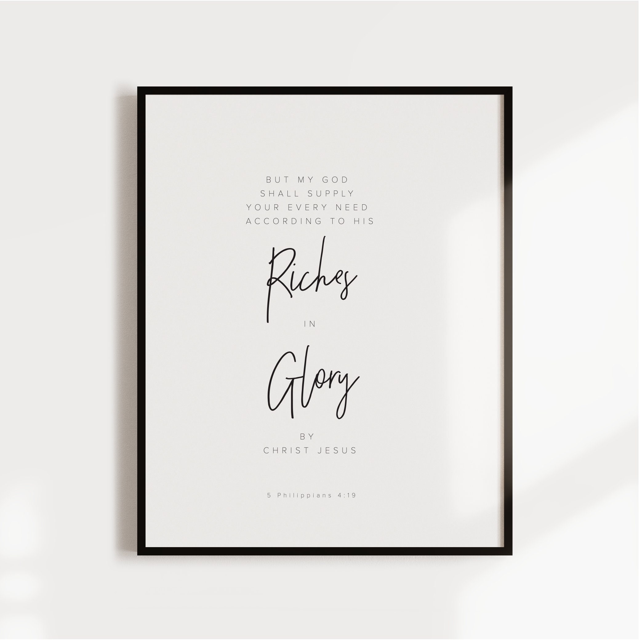 Christian Wall Art, Bible Verses Printable, Scripture Art, Bible Verse ...