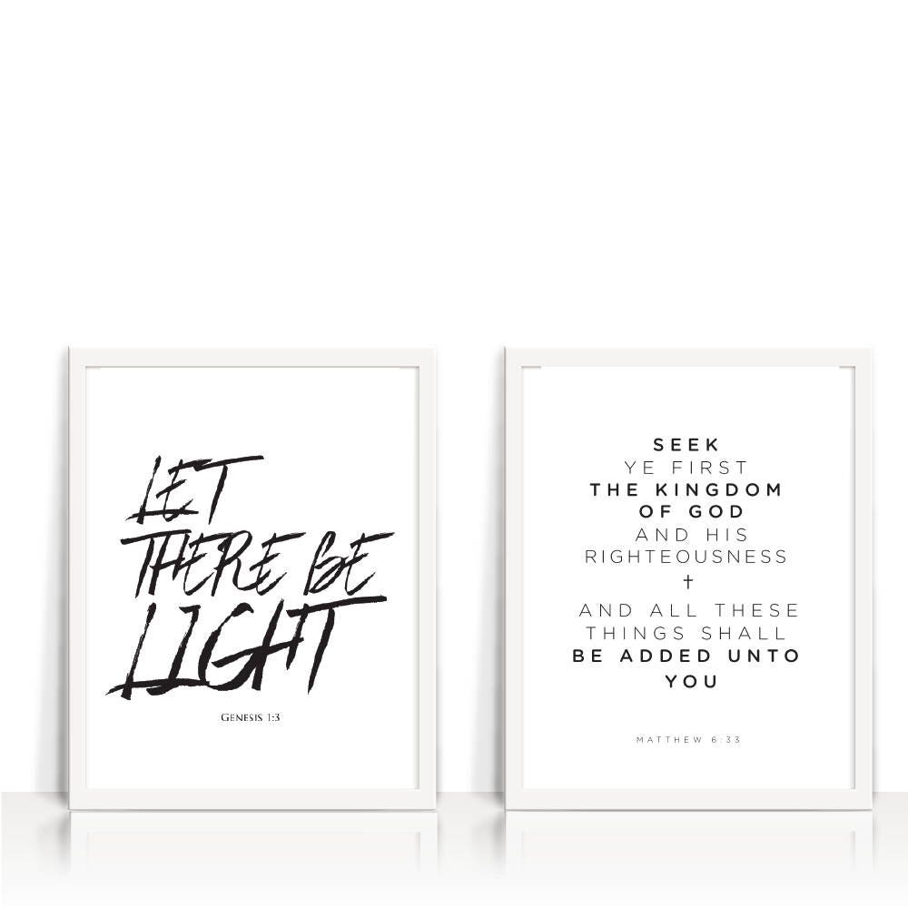 Scripture Print Bundle Christian Gift Printable Printable - Etsy