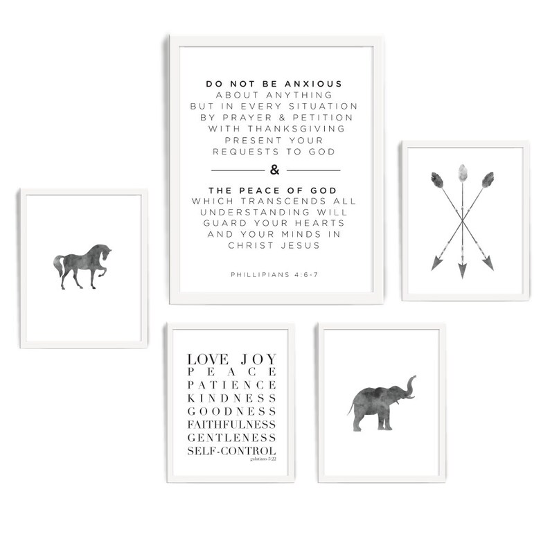 Do Not Be Anxious, Scripture, Bible Verse, Printable Art, Bible Verse ...