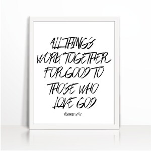 Bible Verse, Scripture Art, Bible Verse Prints, Christian Wall Art ...