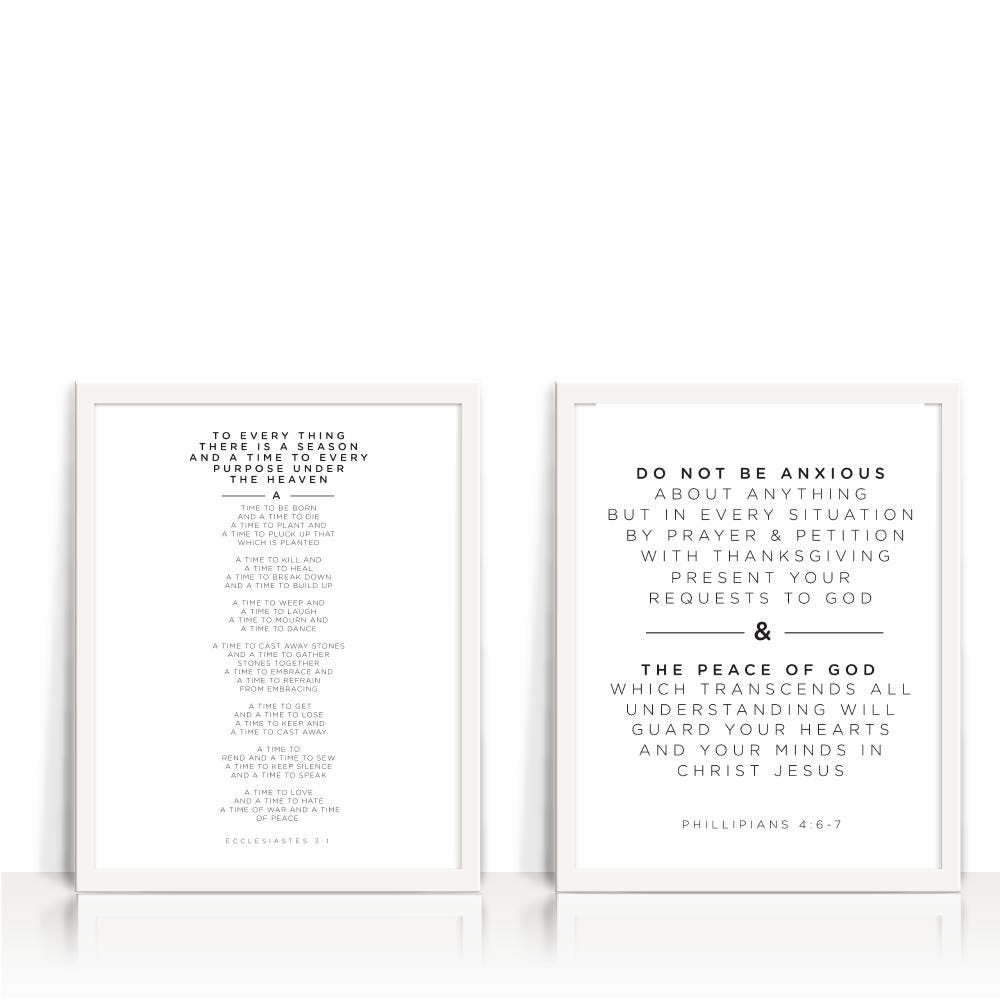 Scripture Print Bundle Christian Gift Printable Printable - Etsy