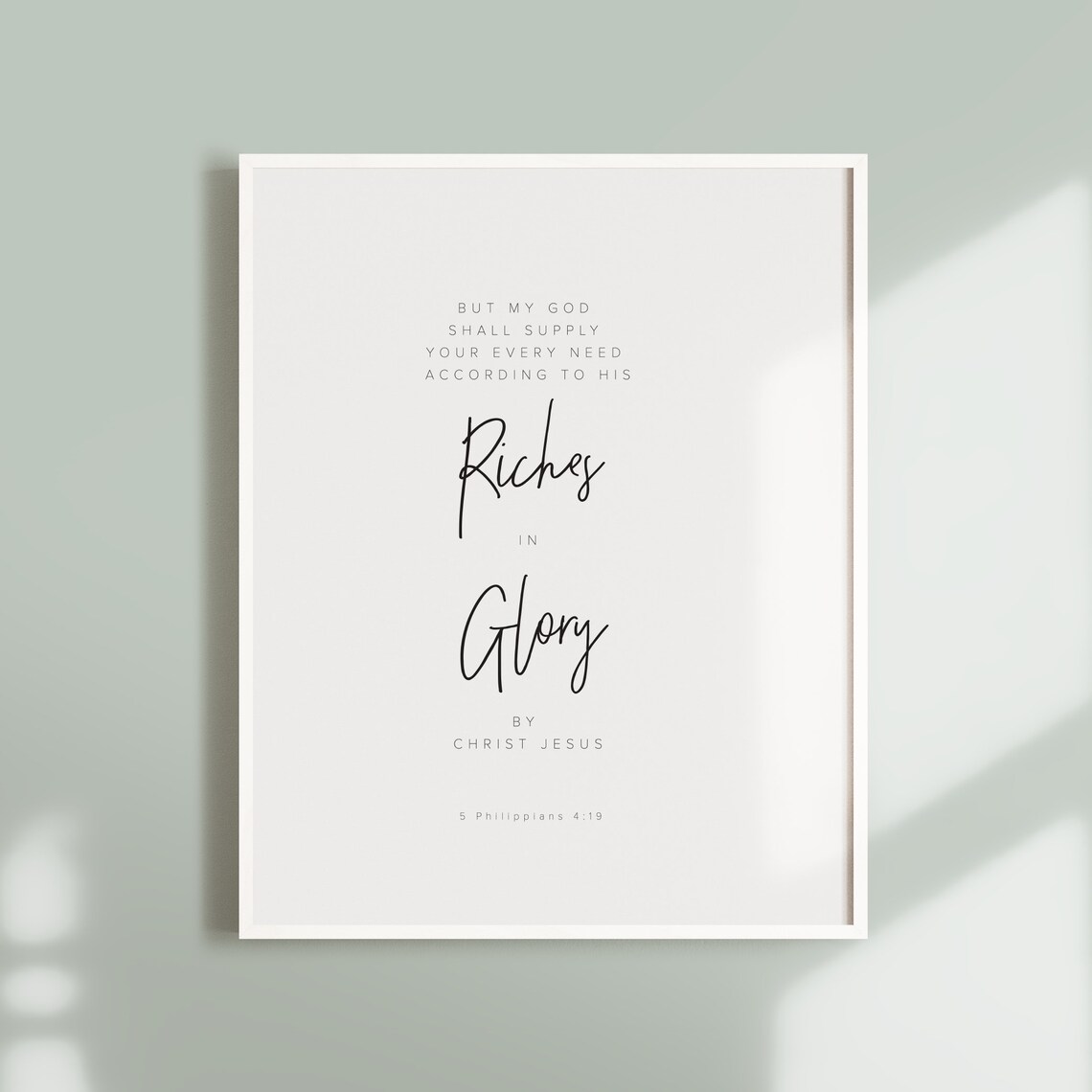 Christian Wall Art, Bible Verses Printable, Scripture Art, Bible Verse ...