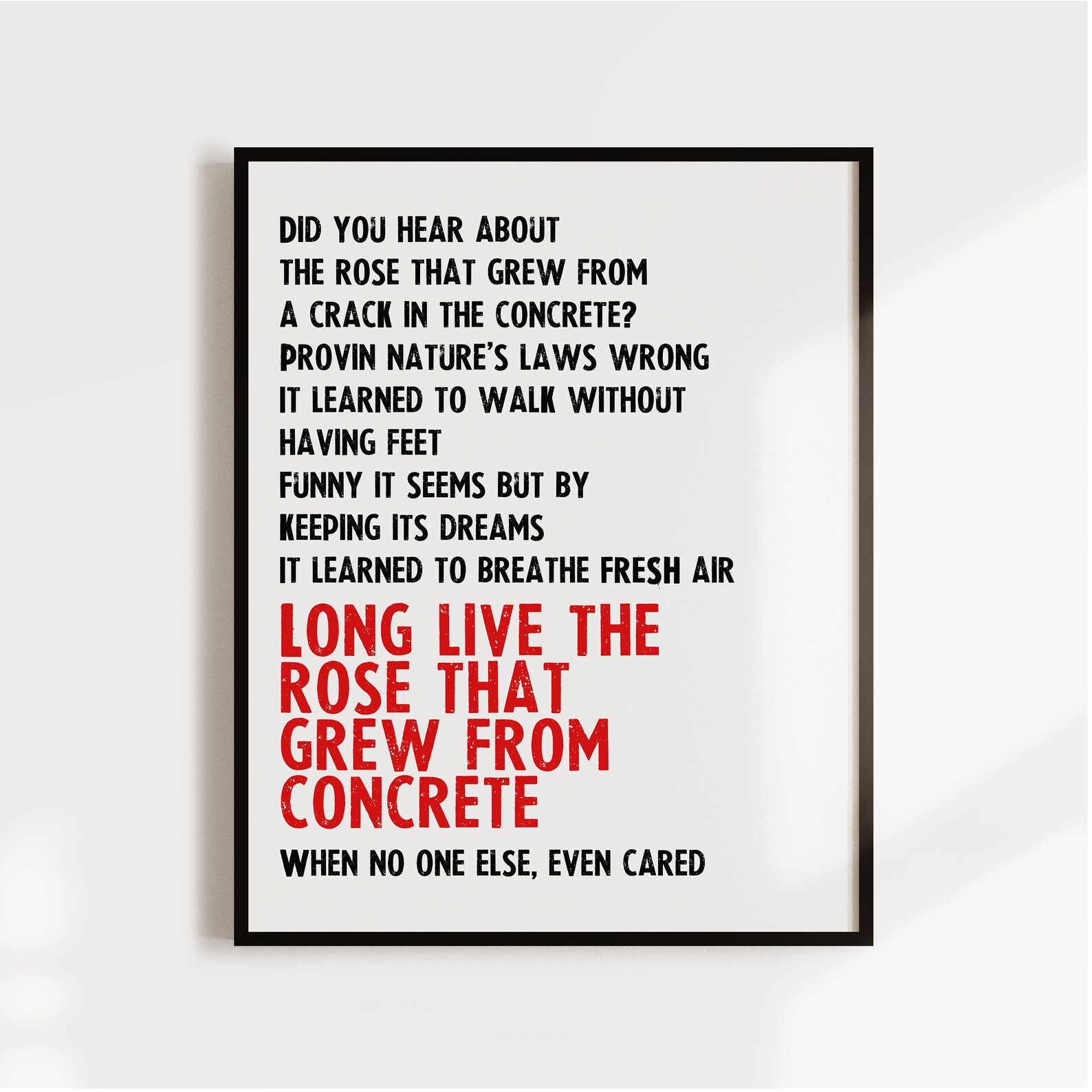 Hip Hop Printable Rap Music Hip Hop Lyrics Tupac Poster A | Etsy