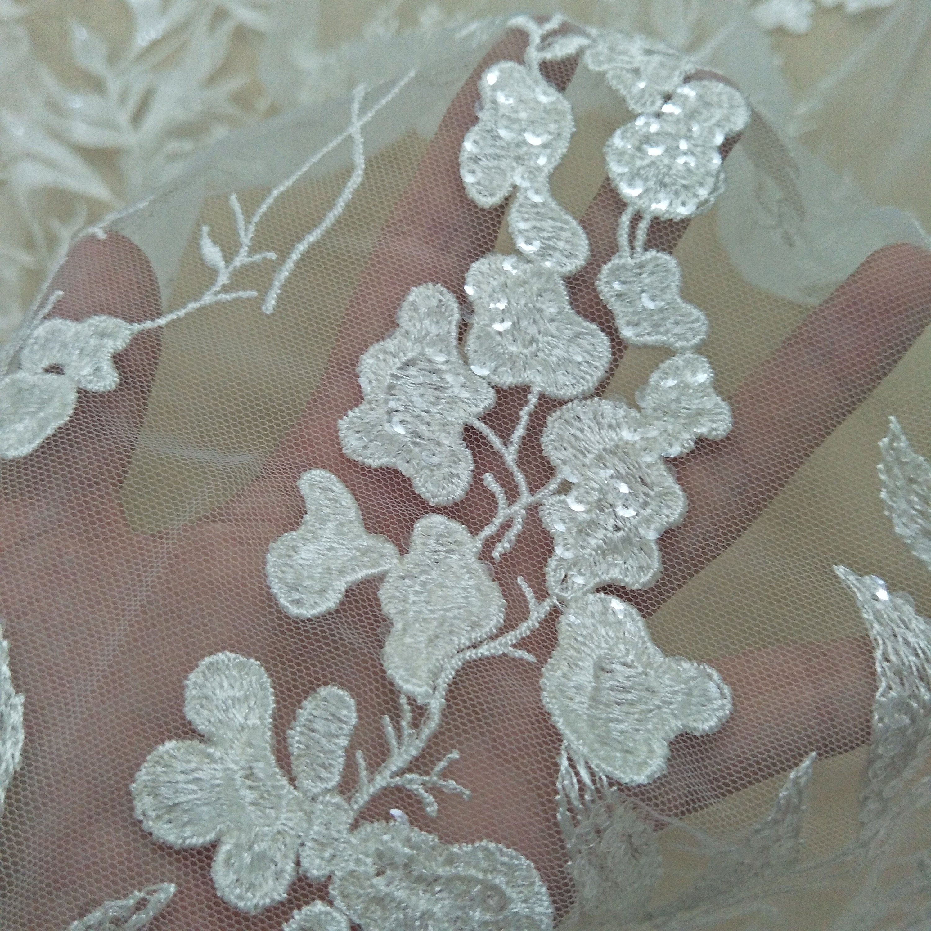 Higher Quality Lace Fabric Mesh Lace 130 Cm Width Floral Lace | Etsy