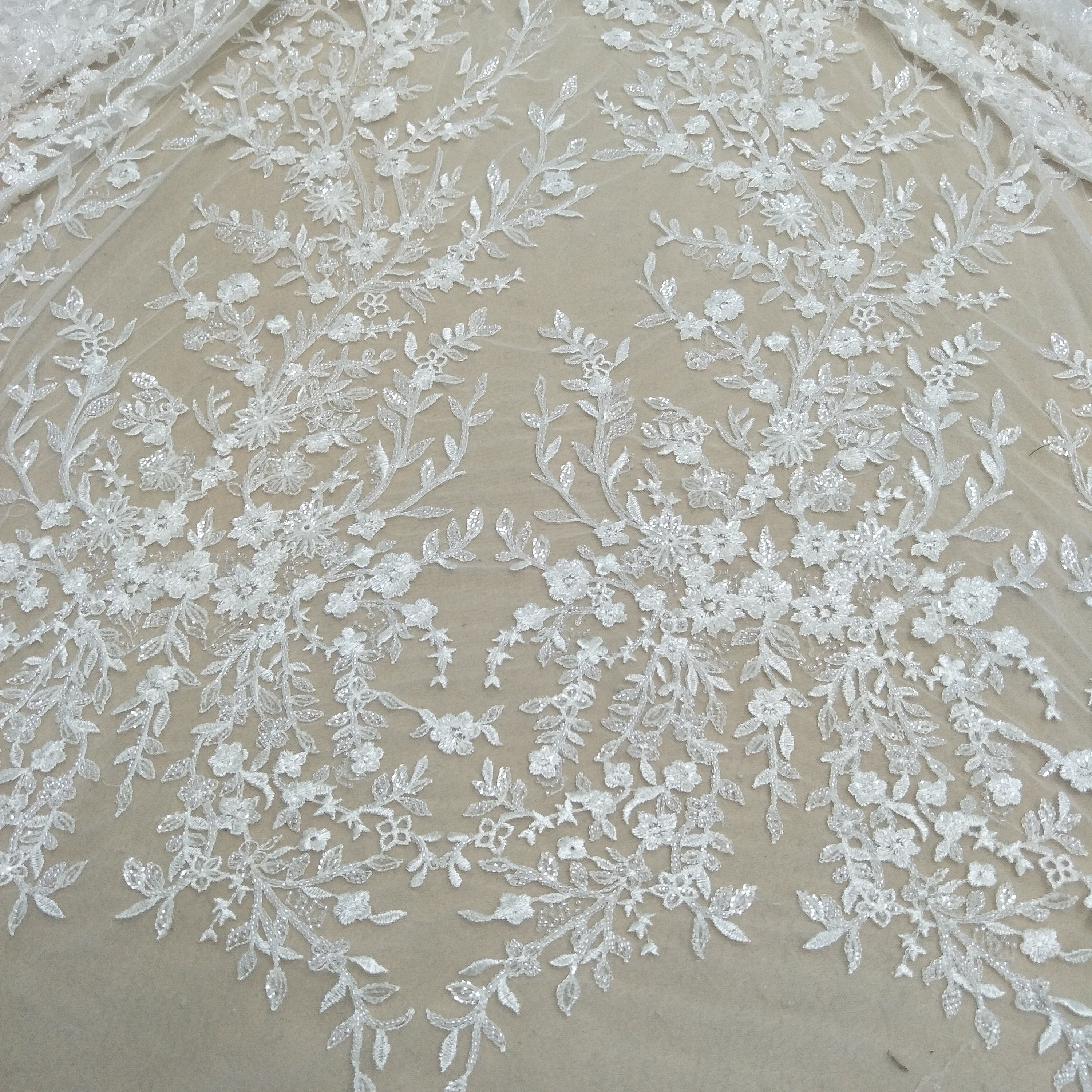 Fashion Flower Beading Lace Fabric 130cm Width Dress Lace - Etsy