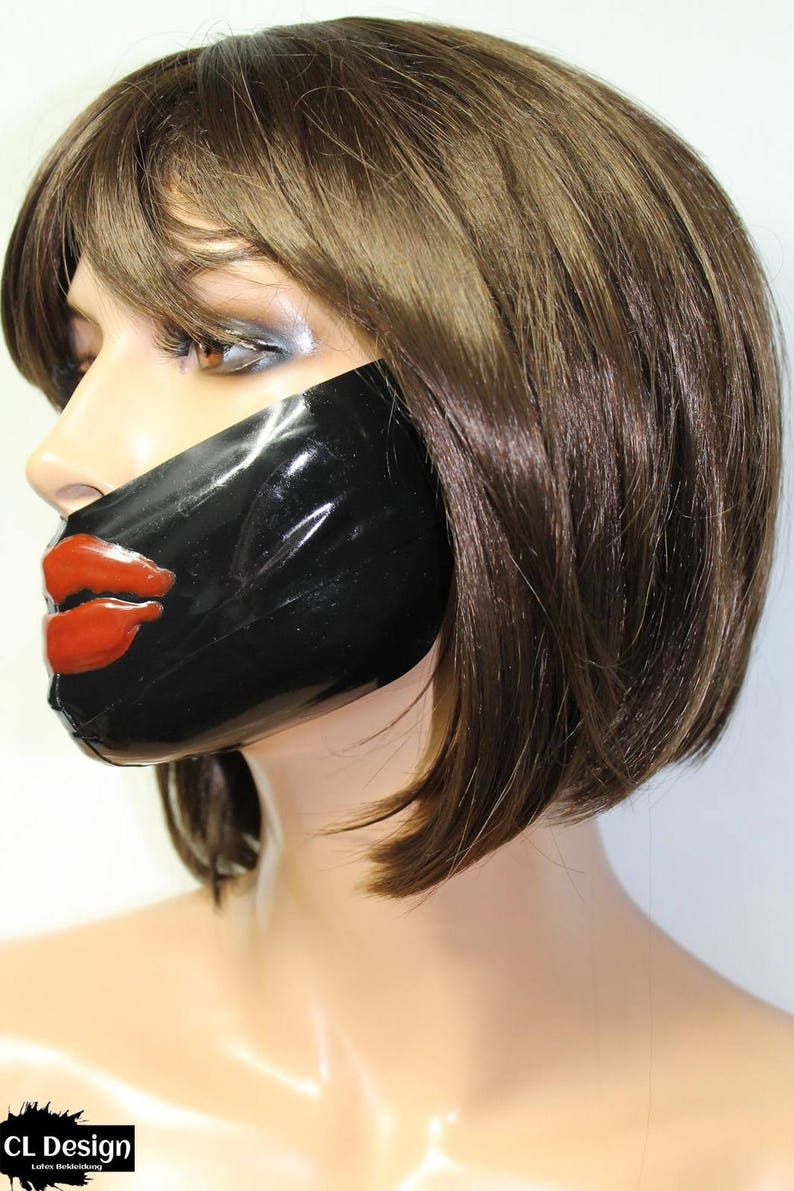 CL Design Latex Medical Mouth Mask with Lips Halfmask | Etsy