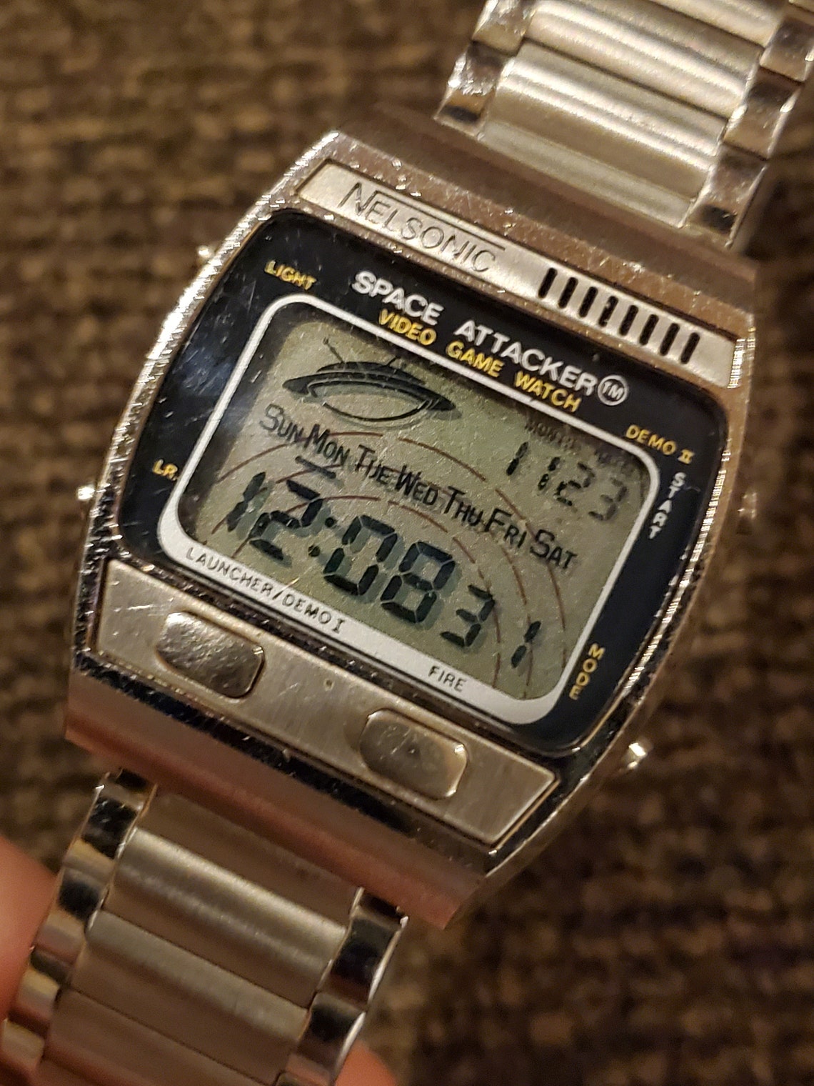 Vintage Nelsonic Space Attacker Watch | Etsy