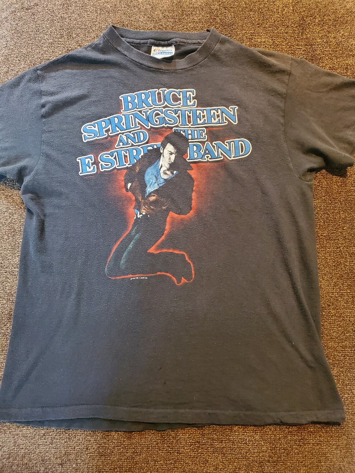 Vintage Bruce Springsteen Concert T-shirt 1984-85 Born in - Etsy