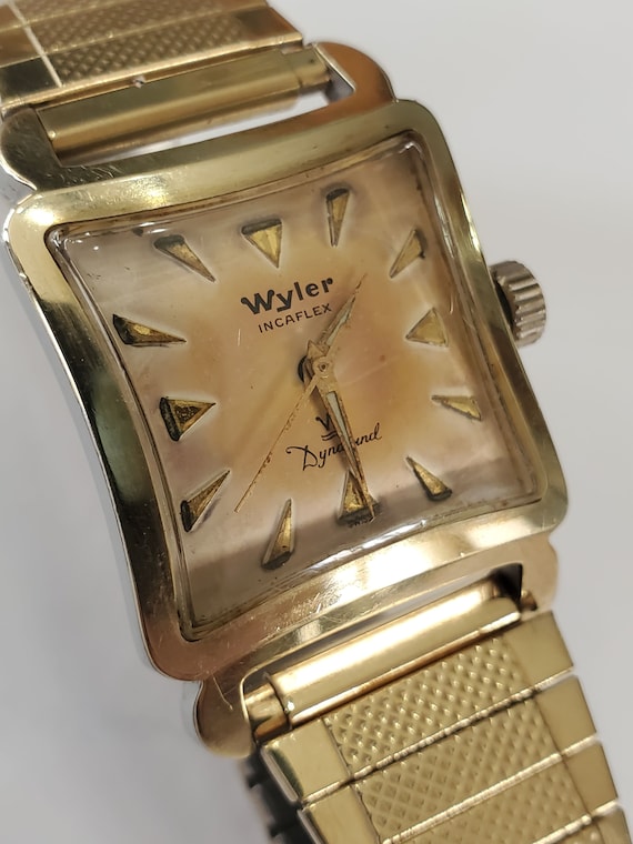 Rare Vintage Wyler Incaflex Dynawind Automatic Watch - Gem