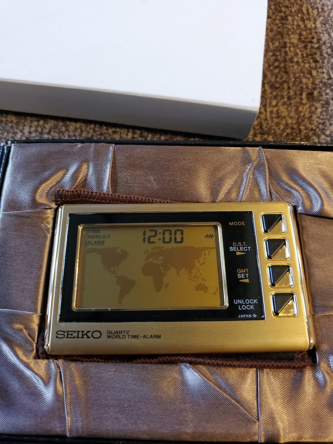 Vintage Seiko World Time Travel Alarm Clock - Etsy