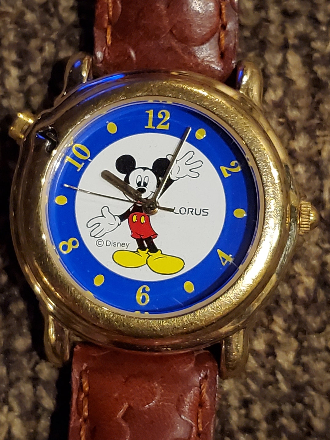 Musical Mickey Mouse Watch by Lorus - Etsy