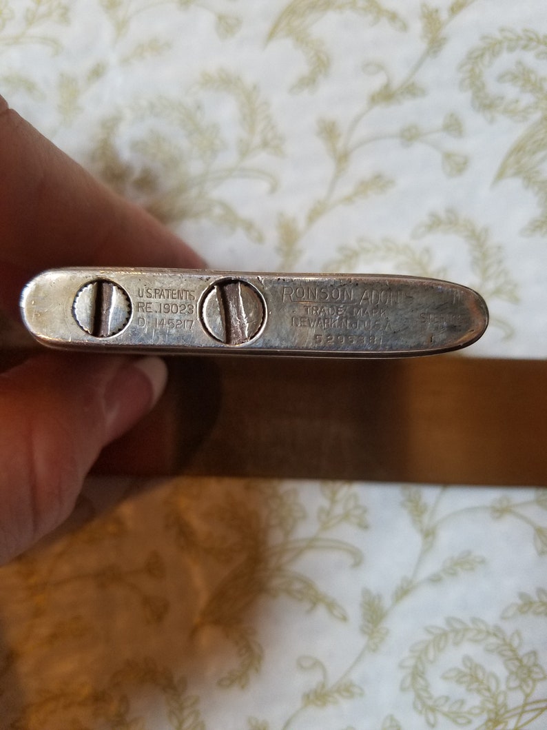 Sterling Silver Adonis Lighter by Ronson | Etsy