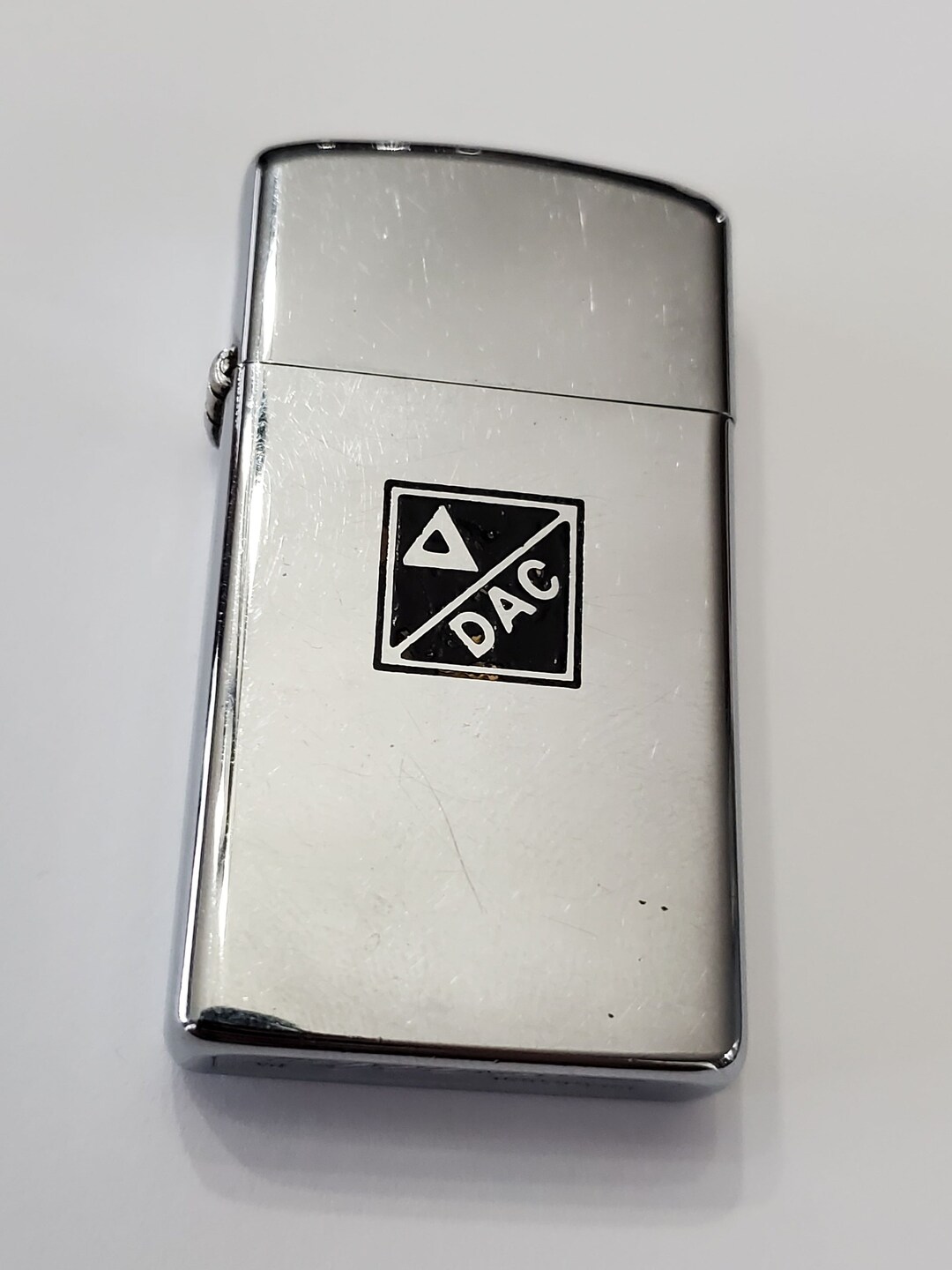 Vintage Zippo Slim - DAC Advertising - Etsy