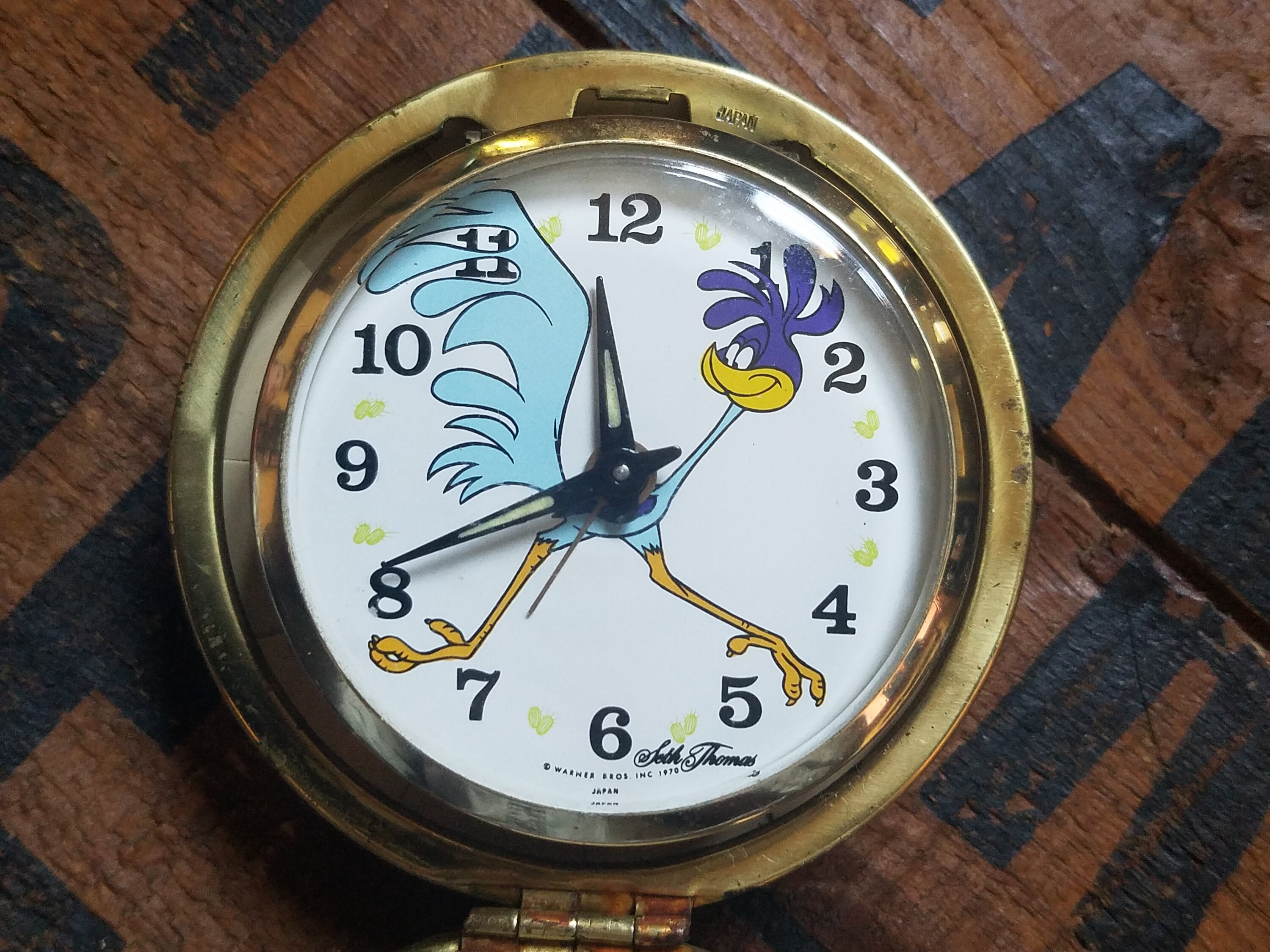 Vintage Seth Thomas Alarm Clock - Road Runner 1970 - Etsy