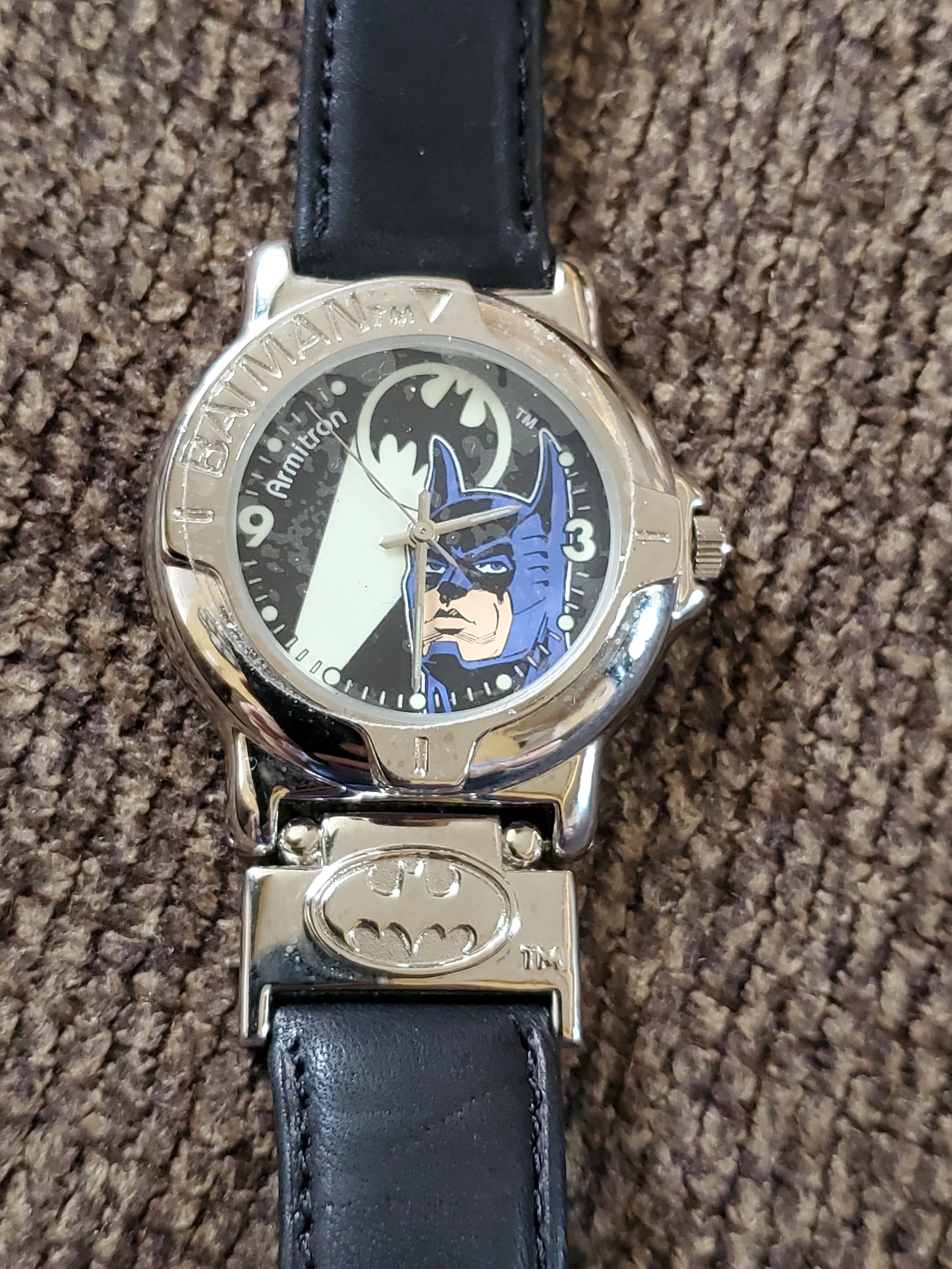Vintage Armitron Batman Watch with Luminous Dial 1995 | Etsy
