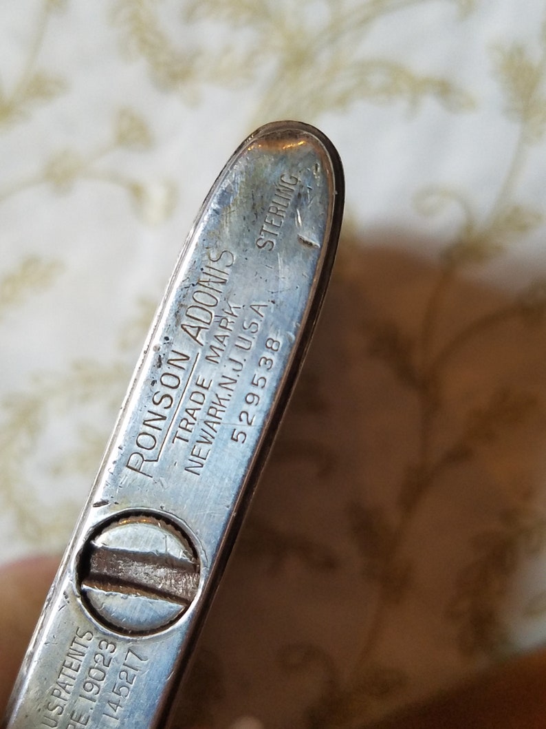 Sterling Silver Adonis Lighter by Ronson | Etsy